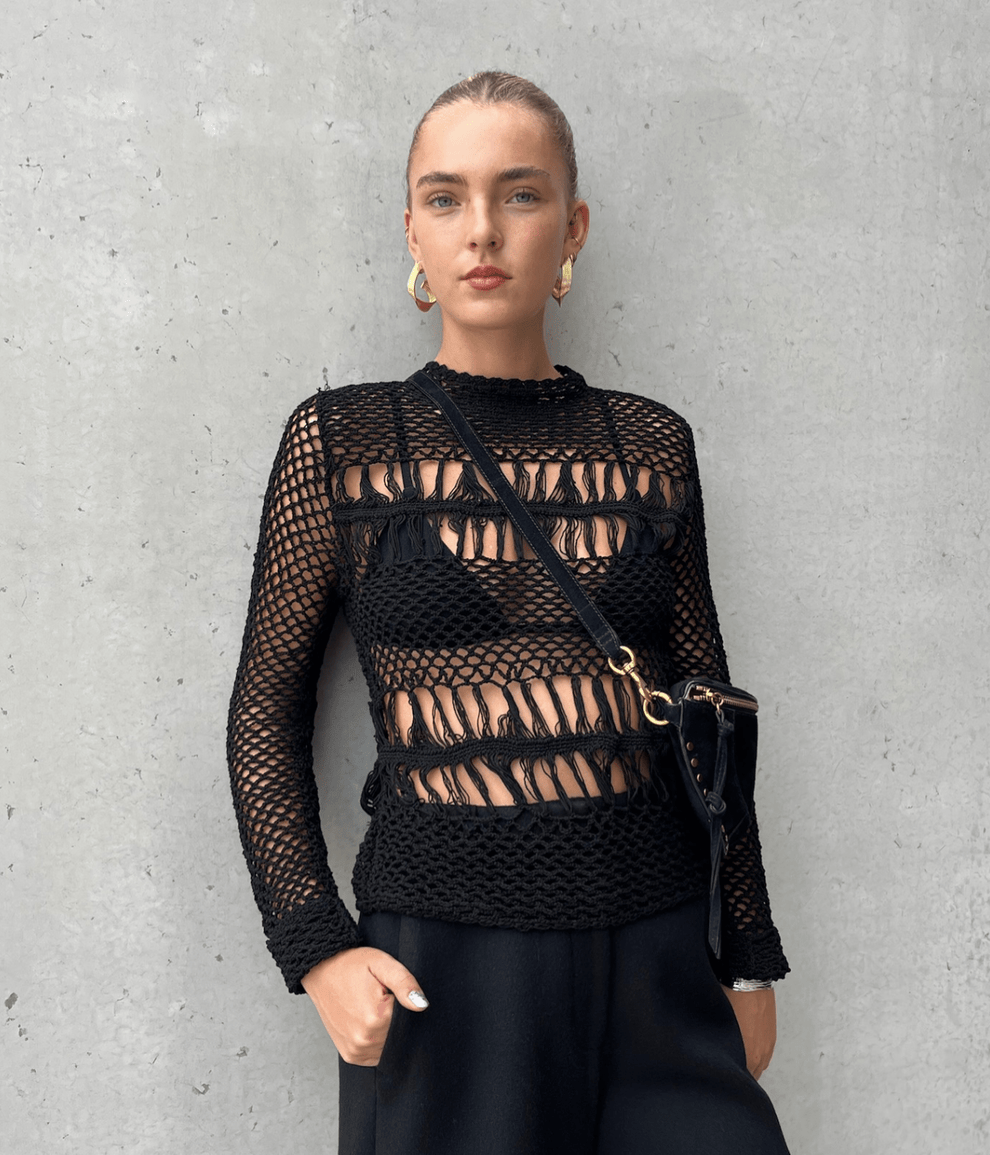 GILLIAN TOP- NOIR – FOR ARTISTS ONLY